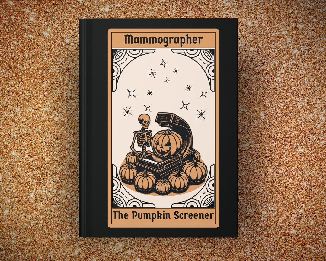 Witchy Mammographer Journal, Funny Halloween Mammography Clinical ...