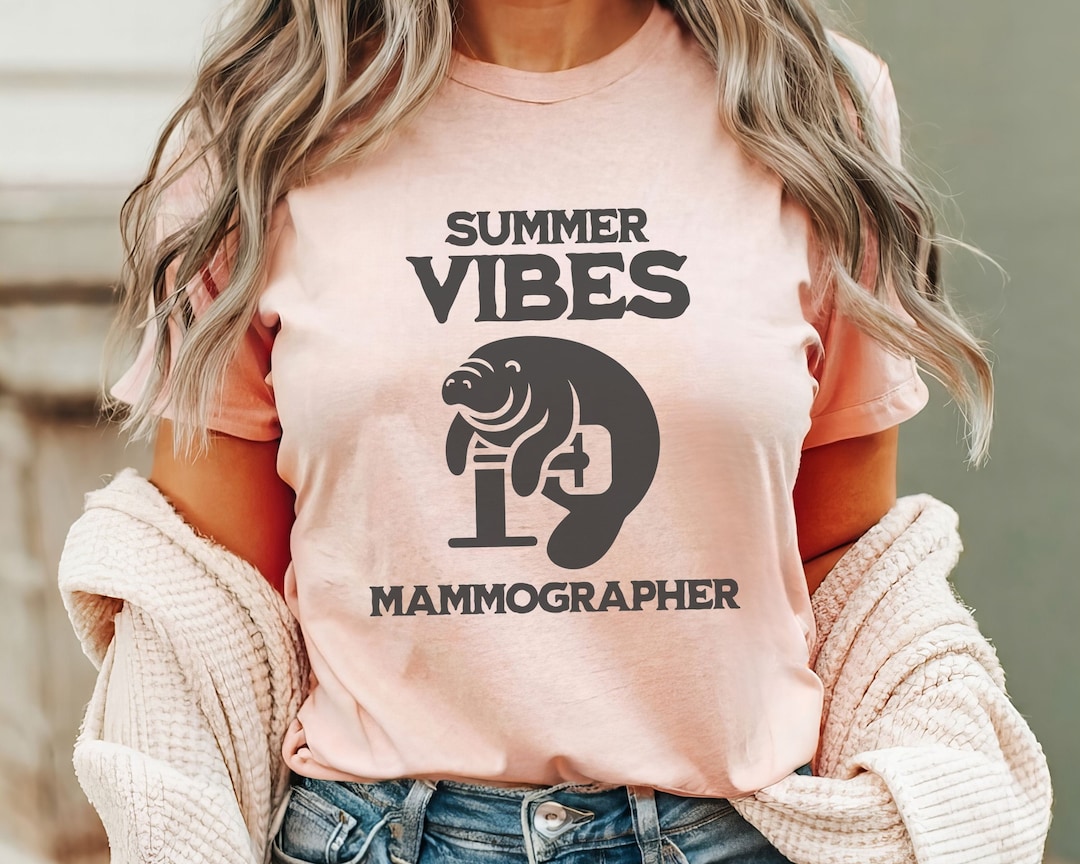 Manatee Mammographer Shirt, Funny X-ray Earth Day Tee, Gift for ...