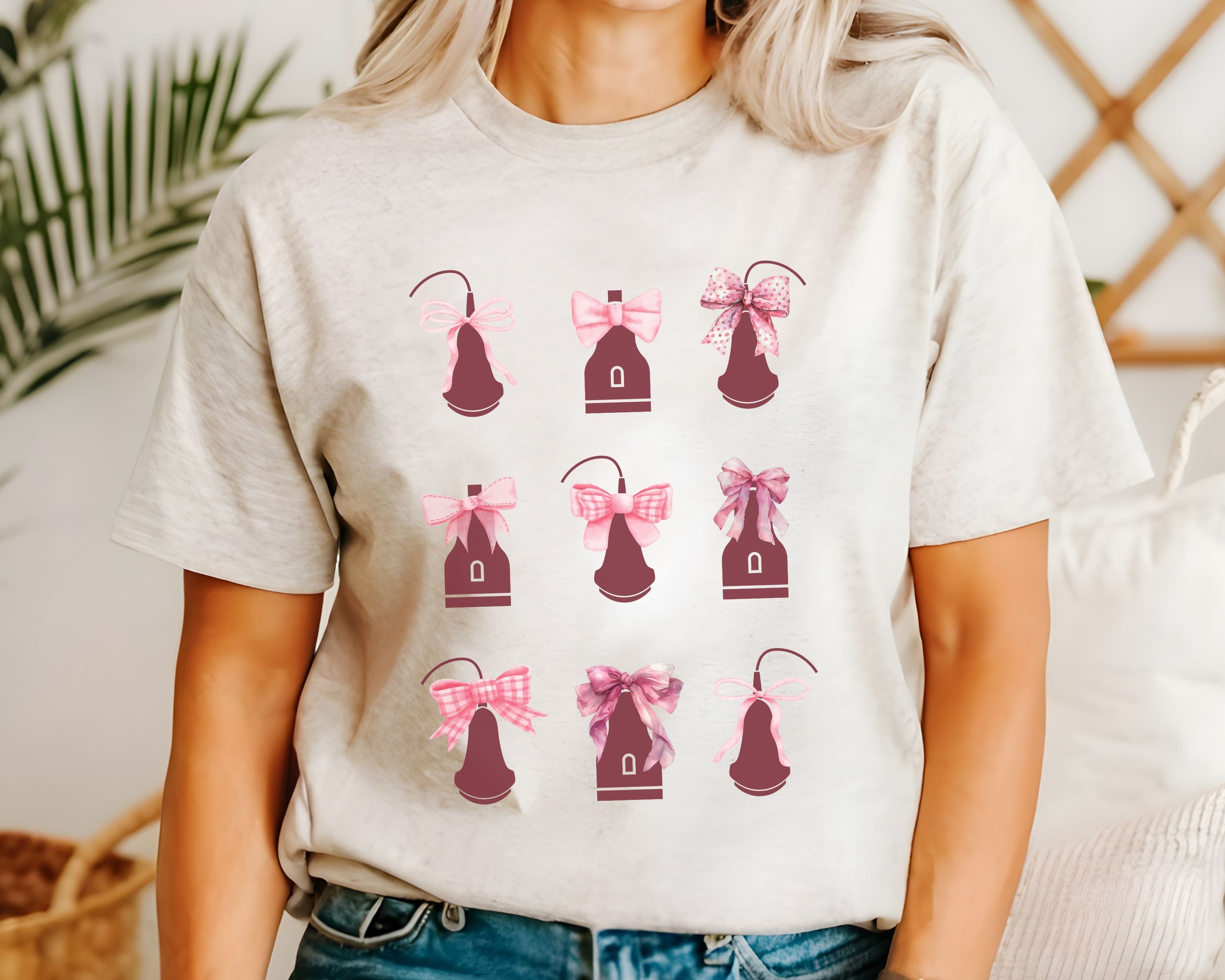 Sonographer Coquette Shirt, Ultrasound Tech Pink Bow Tee, Cute ...