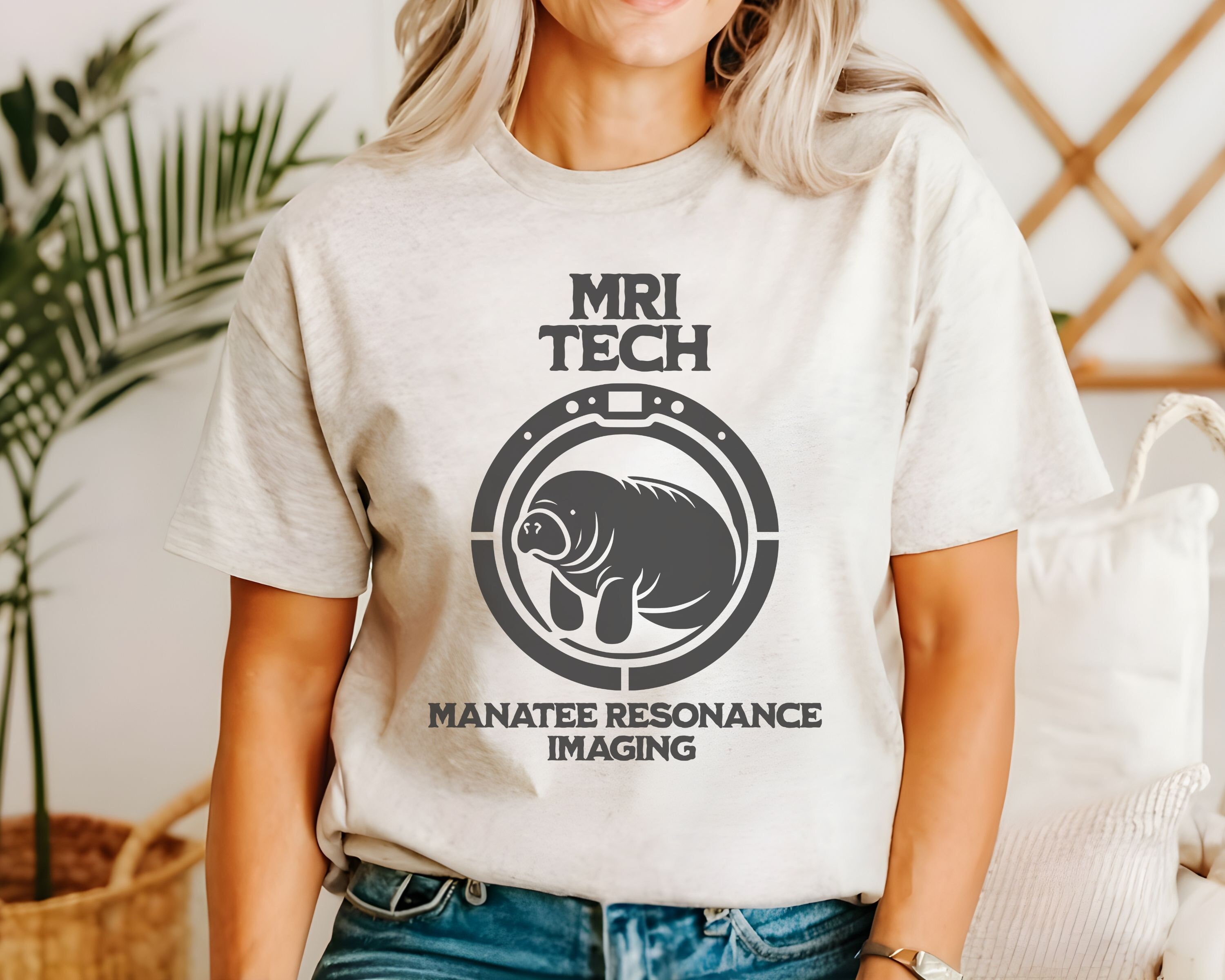 Manatee MRI Tech Shirt, Funny MRI Earth Day Tee, Gift for MRI Tech ...