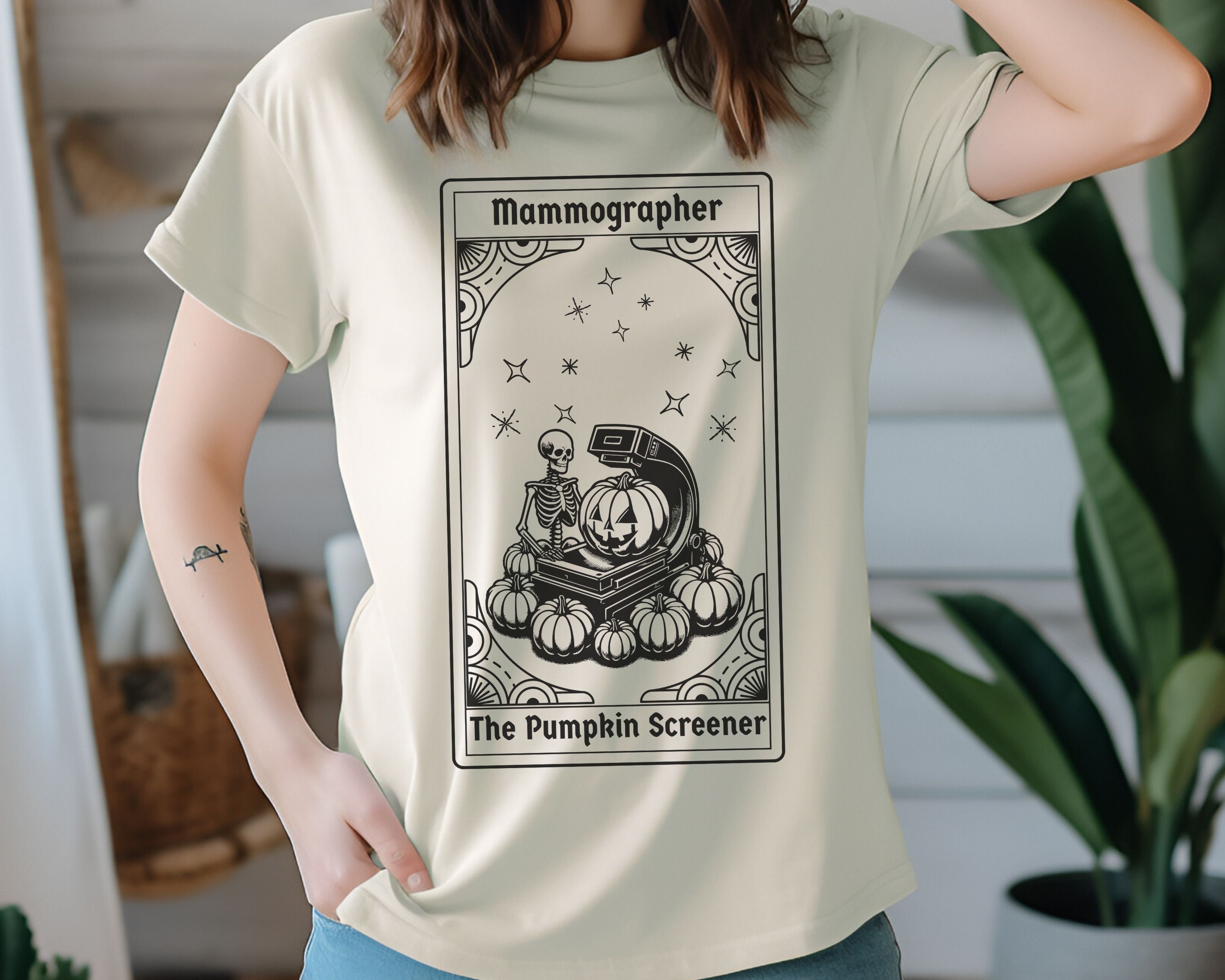Witchy Mammographer Shirt, Funny Halloween Mammo Tech Tee, Mammography ...