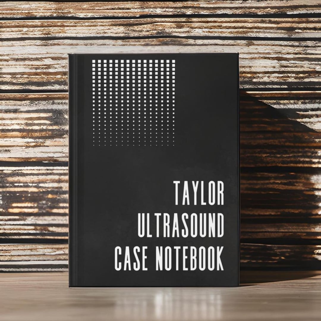 Personalized Ultrasound Case Notes Lined Hardcover Journal, Custom ...