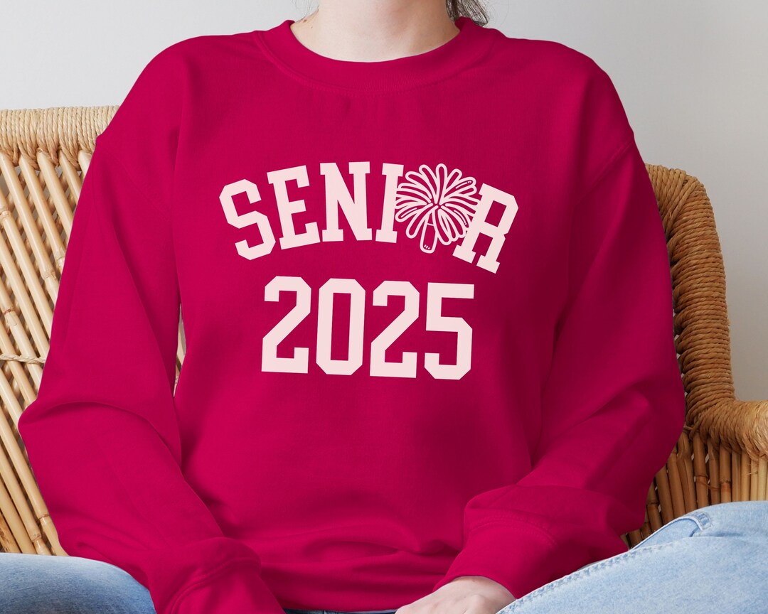 Cheer Senior 2025 Sweatshirt, Class of 2025 Crewneck, Gift for ...