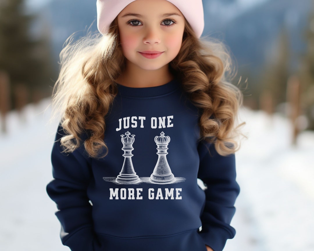Child Chess Sweatshirt, Youth Unisex Chess Crewneck, Funny Kid Chess ...