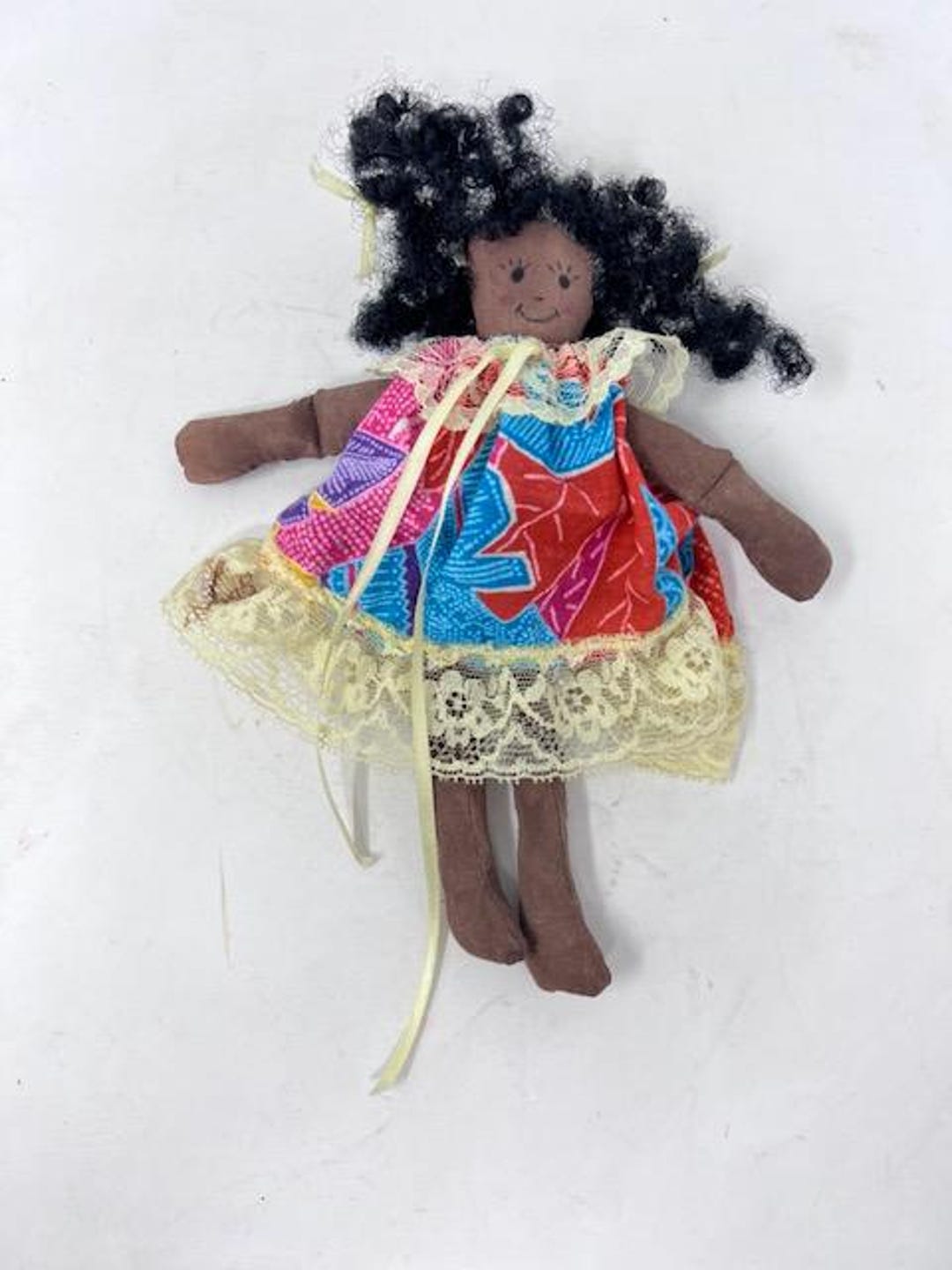Vintage Primitive Folk Art Black Doll Baby - Etsy