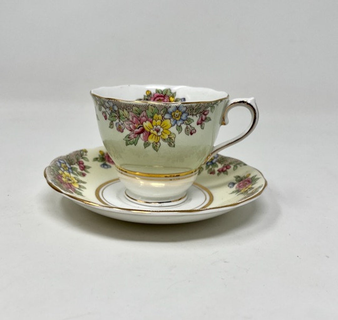 Vintage Colclough China Tea Cup and Saucer - Etsy