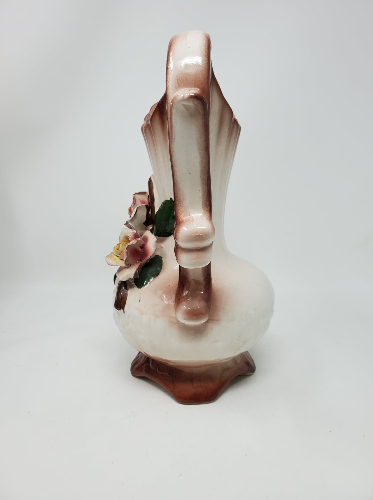 Antique Porcelain Capodimonte Ewer Water Pitcher Applied - Etsy