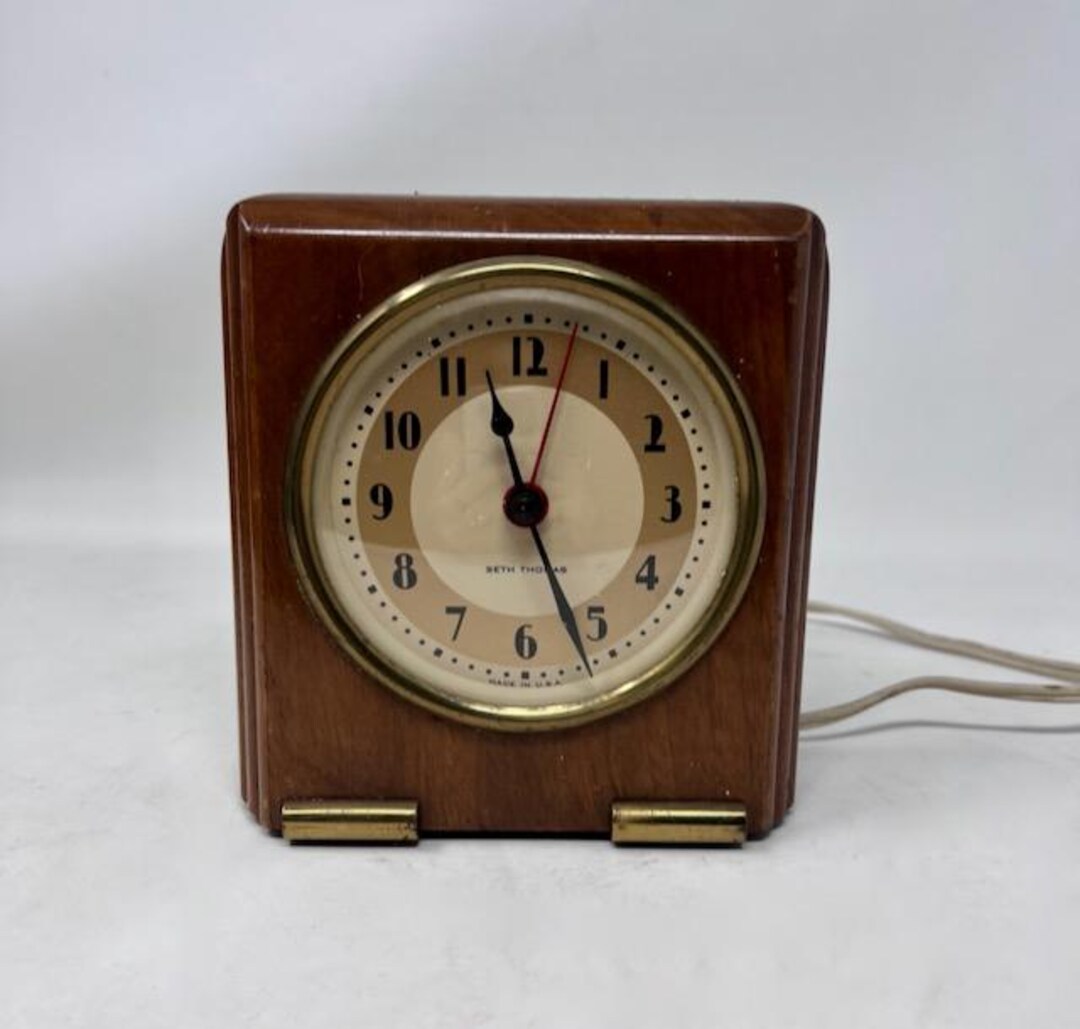 Vintage Art Deco Seth Thomas Desk, Table Clock - Etsy