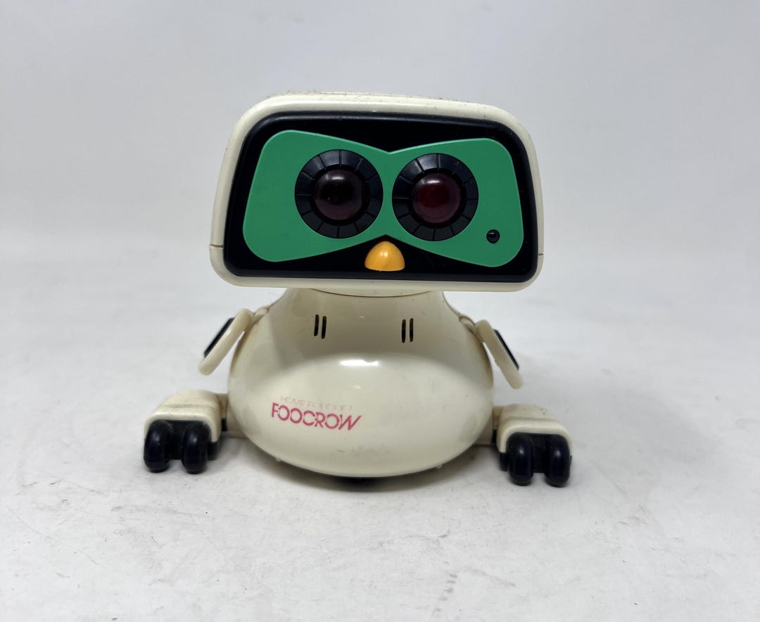 Vintage Tomy Foocrow Home Robopet Robot - Working - Etsy