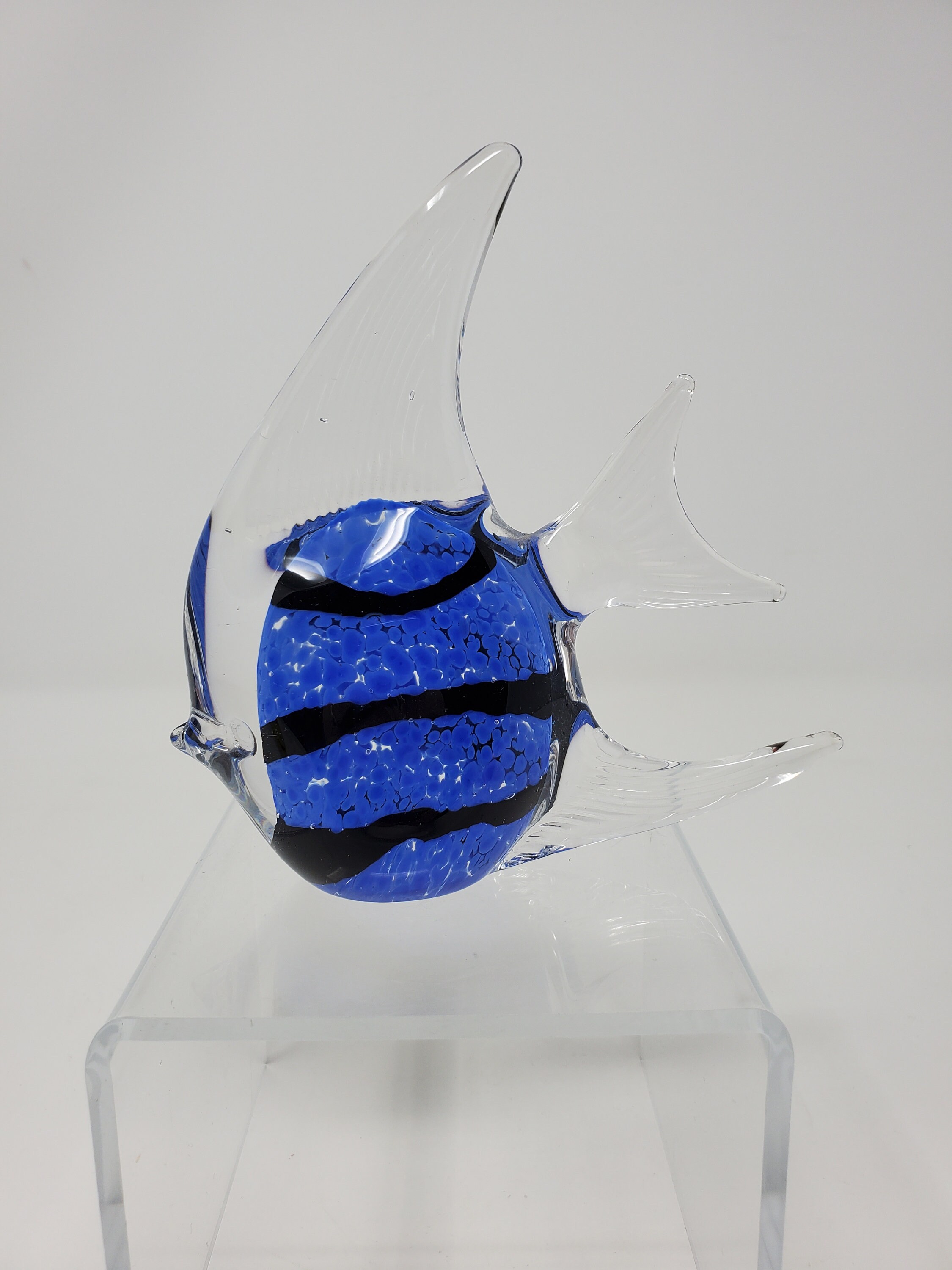 Paperweights Home & Living Office Artisan Hand Blown Glass Figural Fish ...