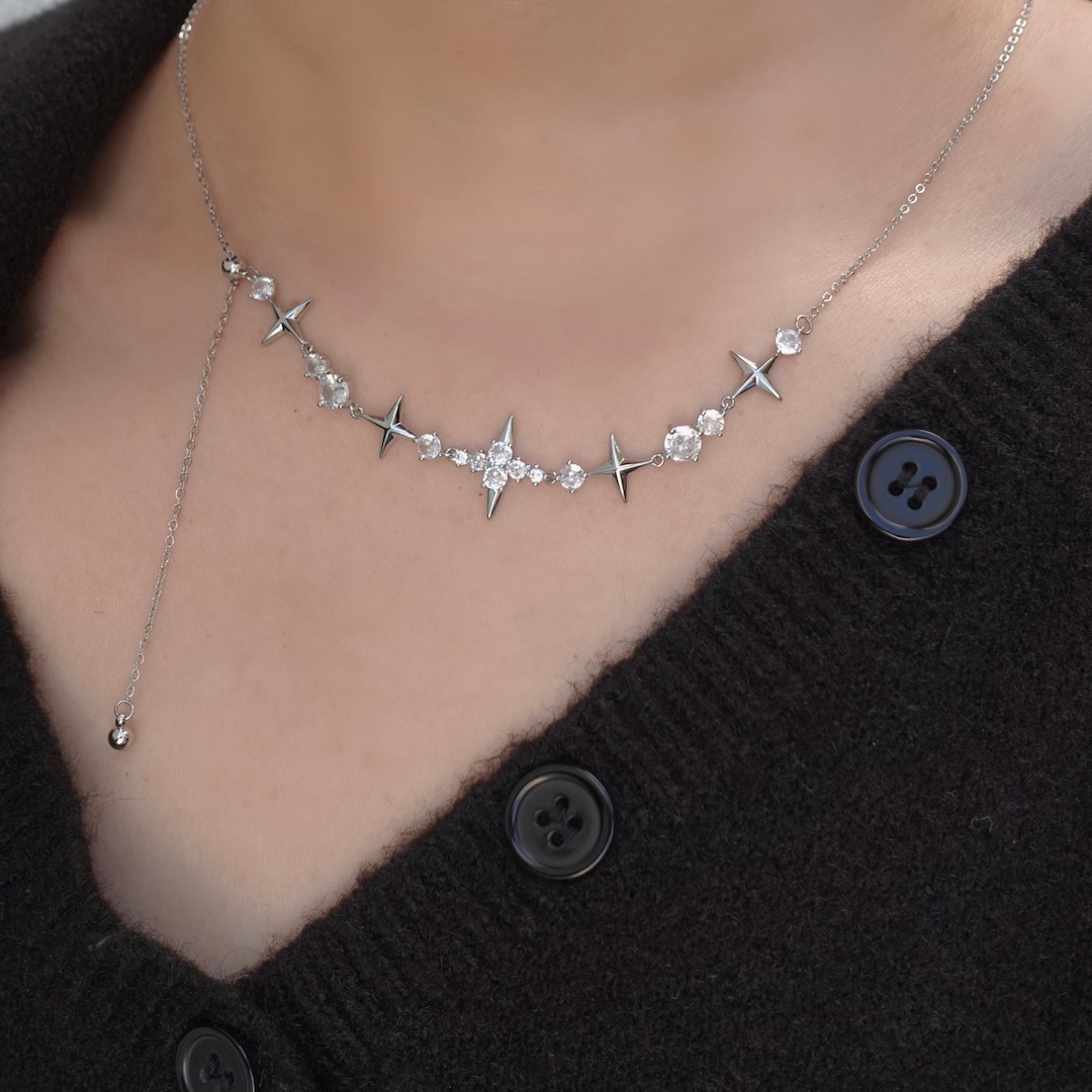 Y2k Grunge Choker Star Adjustable Choker Nana Anime Jewelry, Alt ...
