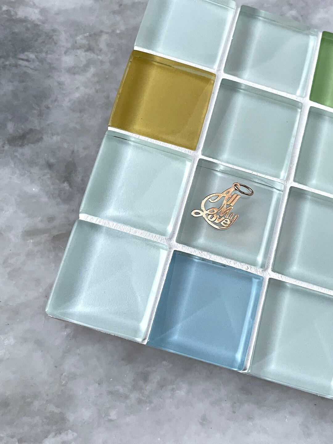 14K Solid Gold "All My Love" Vintage 14k Romantischer Charme Kokette ...