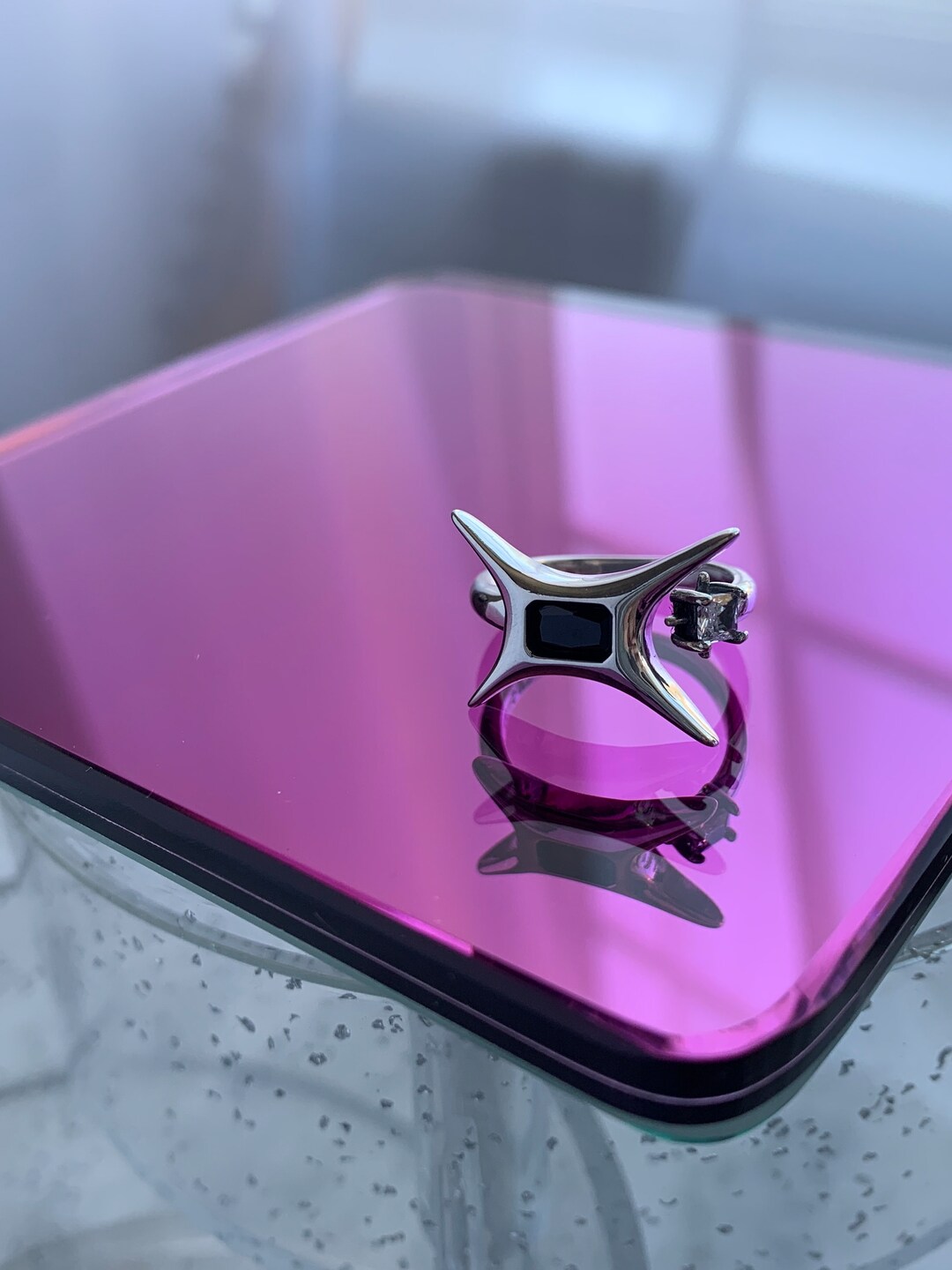 Y2K North Star Grunge Ring, Nana Anime Statement Ring, Alternative ...