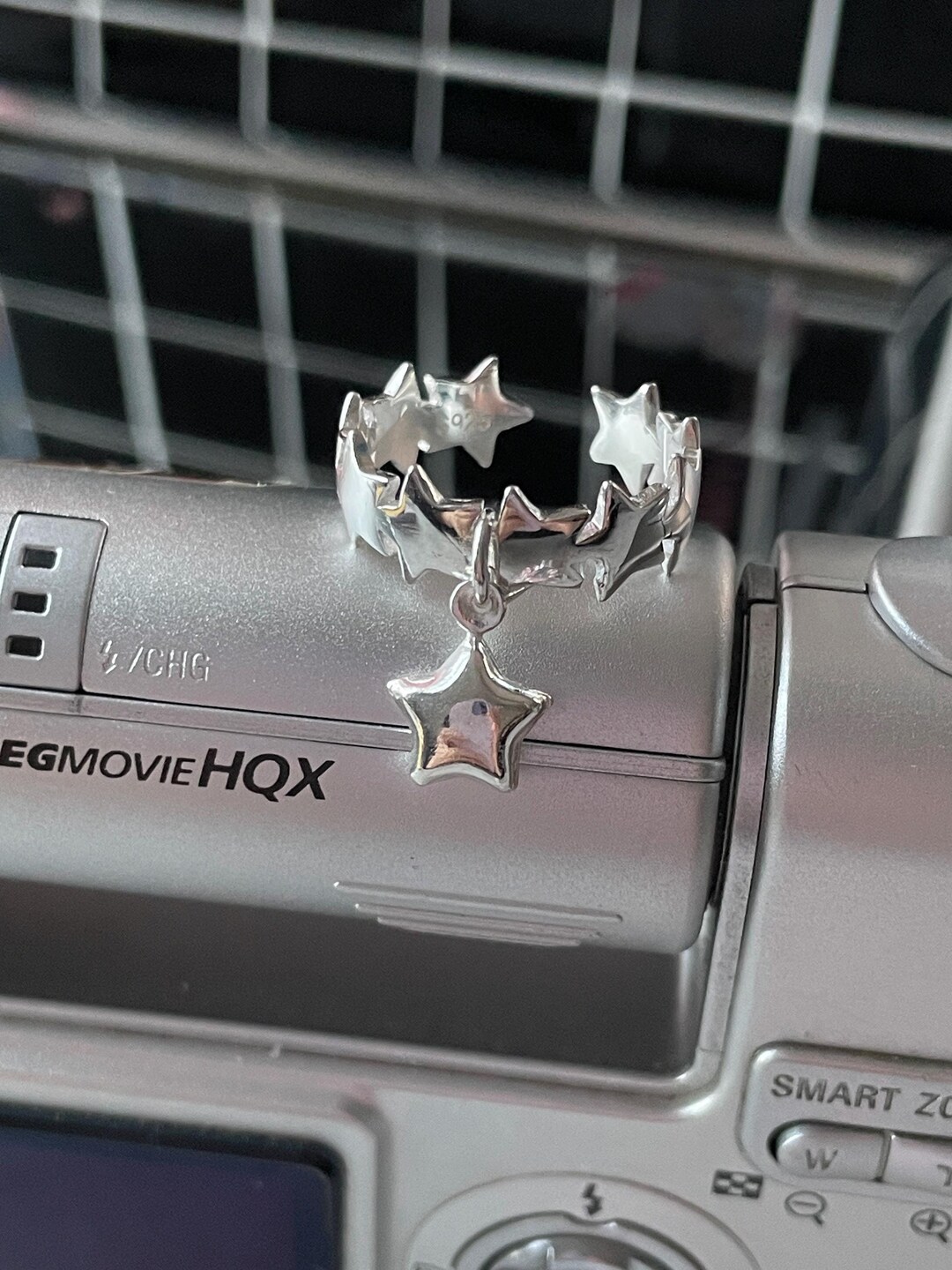 925 Y2k Chubby Star Charm Ring Puff Star 925 Sterling Silver Grunge ...