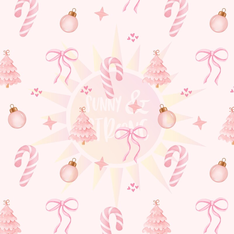 Pink Christmas Printables - Etsy