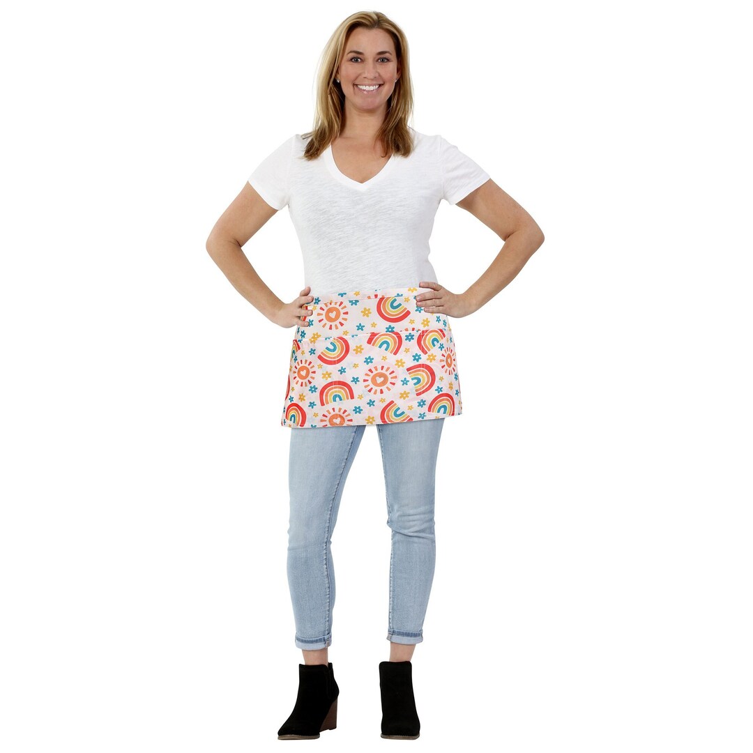 Classroom Apron With Rainbows Apron for Teacher Apron for Server Apron ...