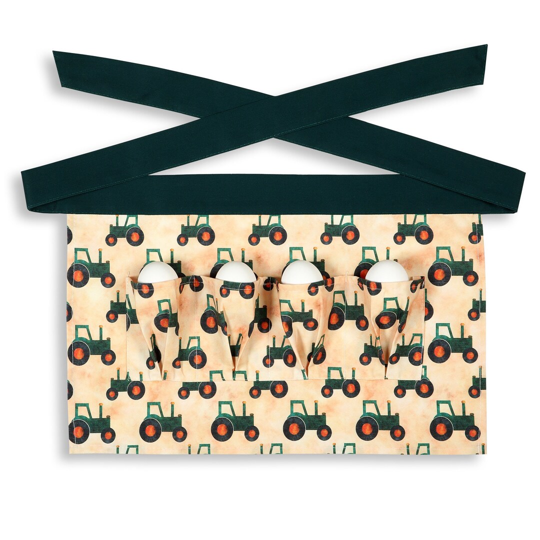 Tractor Egg Apron for Little Boys Apron for Toddler Egg Apron Egg ...