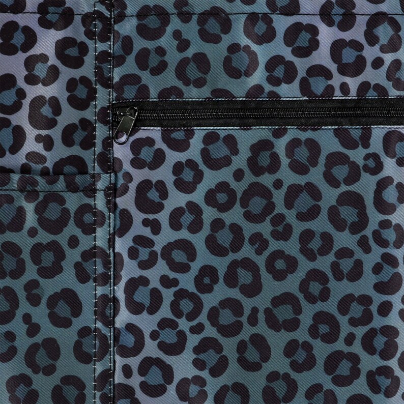 Black Leopard Waitress Apron With Pockets Short Server Apron - Etsy