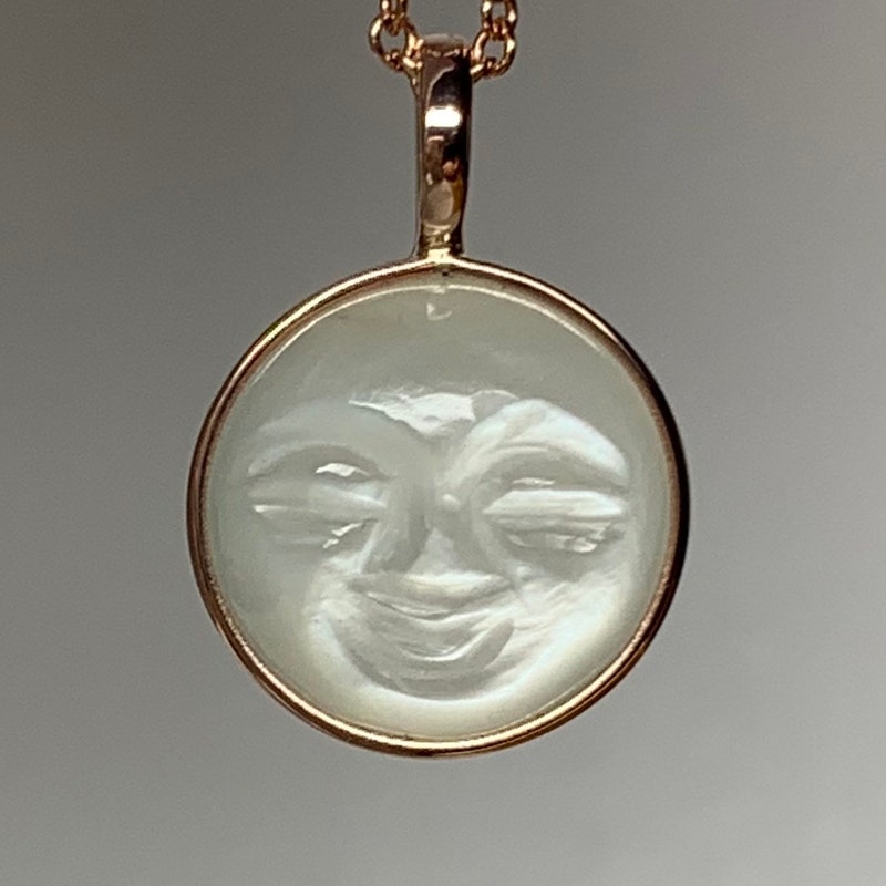 Man in the Moon Face - Etsy