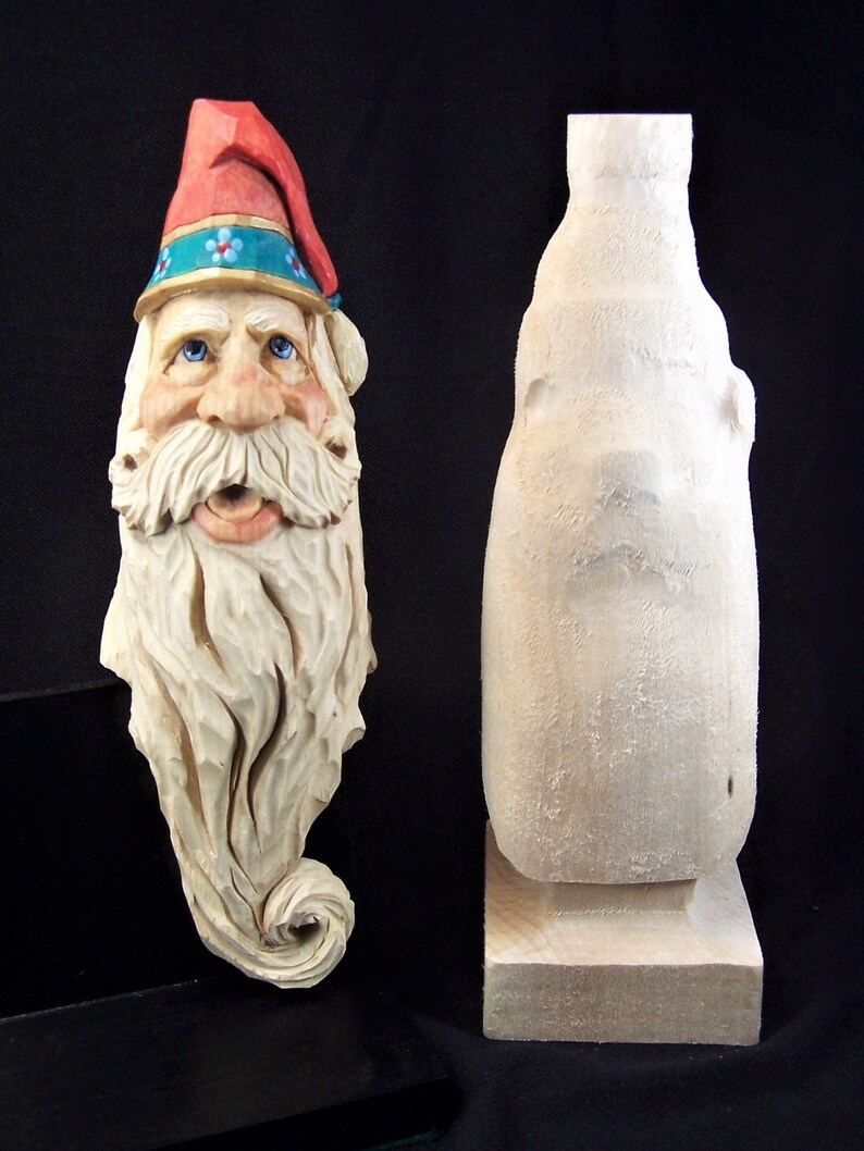 Santa Bust Rough Out - Etsy