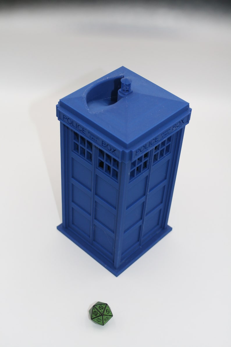 Dr. Who's Tardis replica Dice Tower by lolli13 - Etsy
