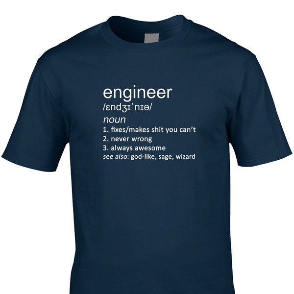 Engineer T Shirt - Etsy UK