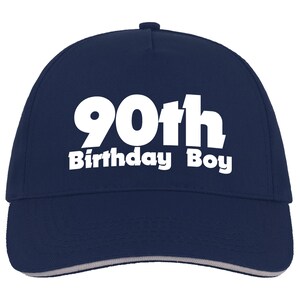 90th Birthday Boy Baseball Hat Cap Birthday Gift Present Birth Year ...