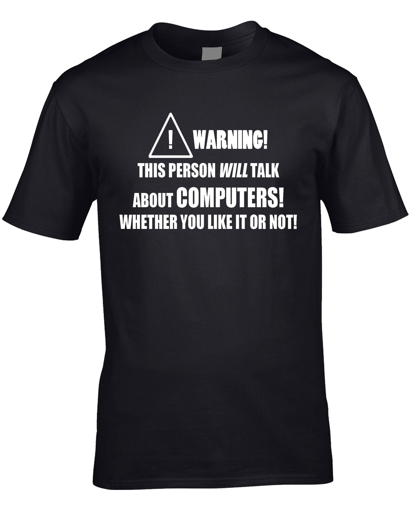 Computers Men's Funny T-shirt Technology IT Guy - Etsy UK