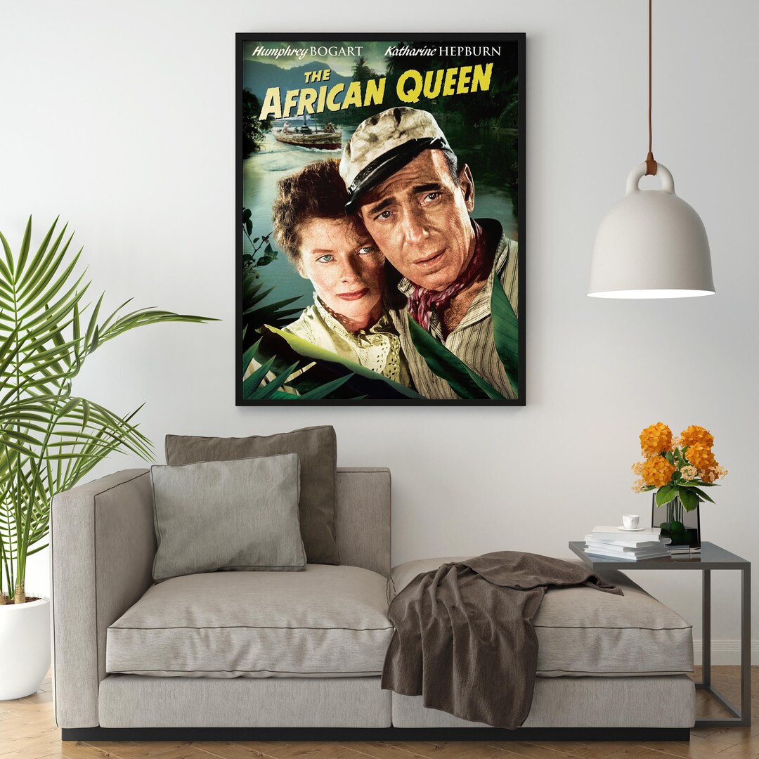 The African Queen Poster Humphrey Bogart Poster Classic Movie - Etsy