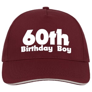 60th Birthday Boy Baseball Hat Cap Birthday Gift Present Birth Year ...