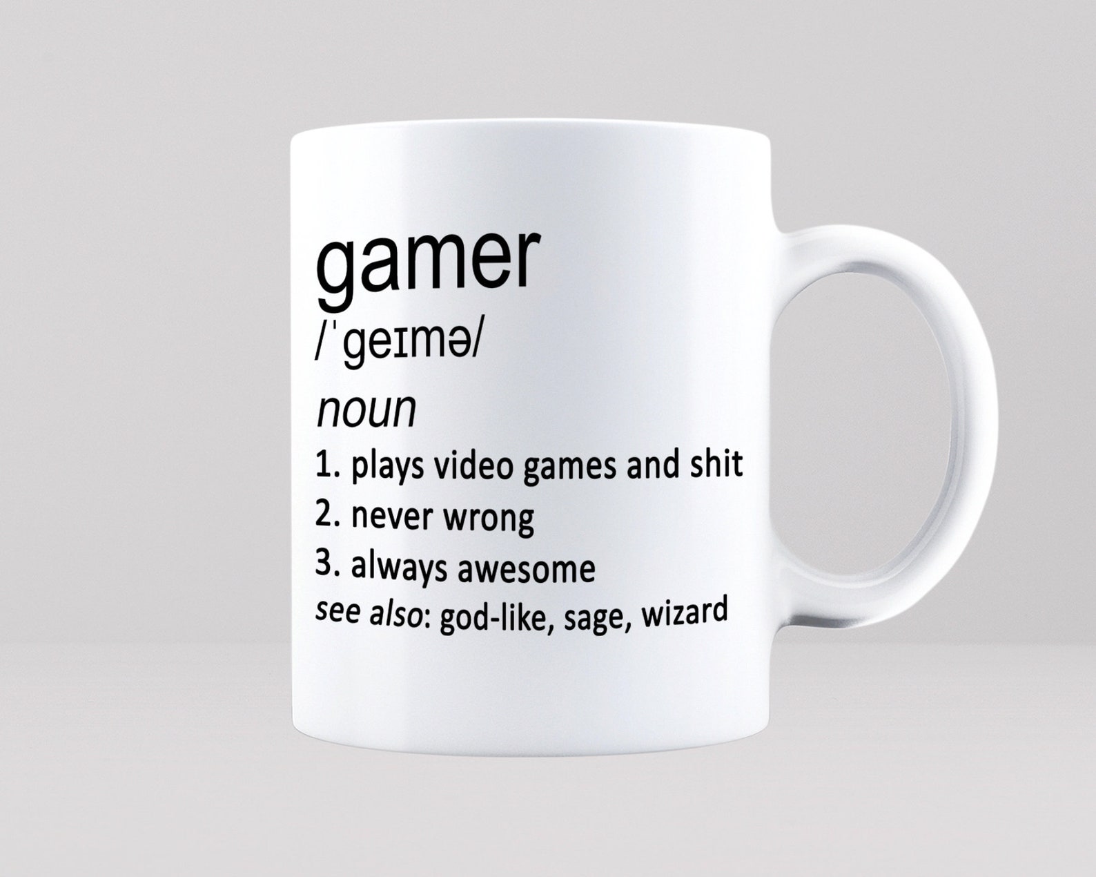 Gamer Mug Gaming Console PC Internet Video Games Cool Funny - Etsy UK