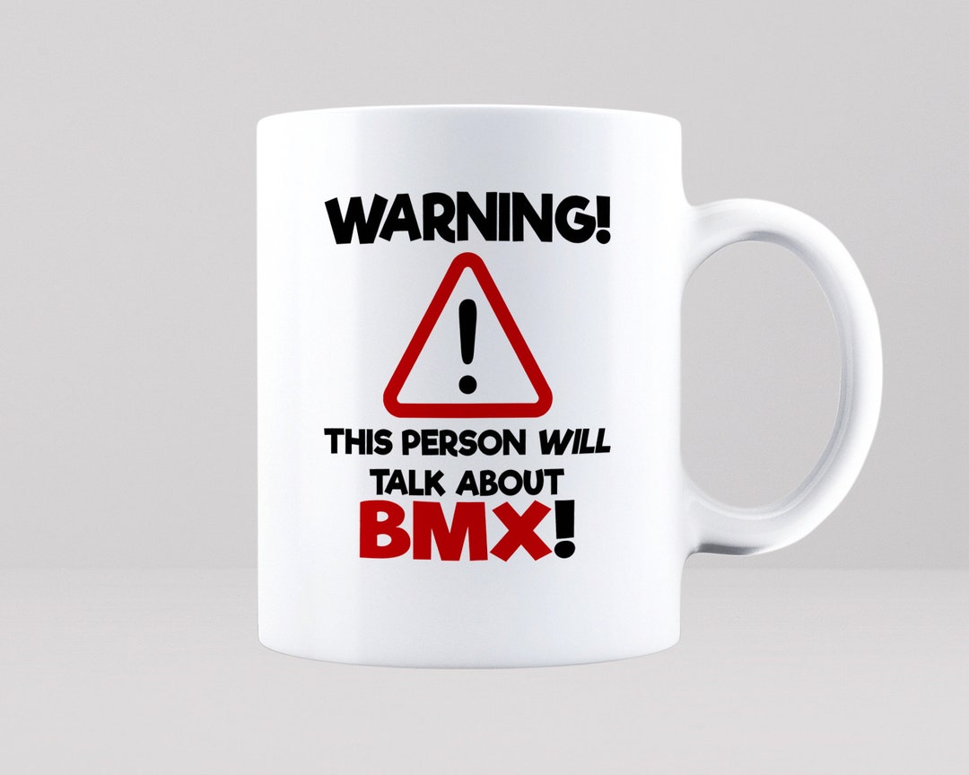 Talk About BMX Mug Bike Bicycles Cyclist Shop Rider Sport Fitness ...
