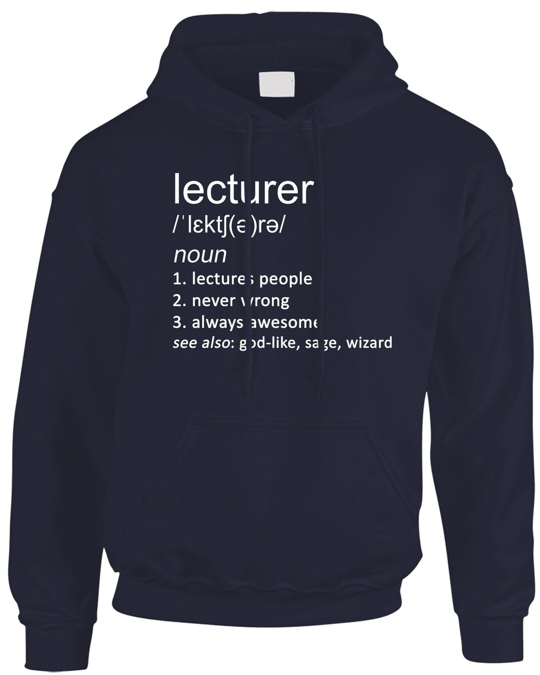 Lecturer Definition Hoodie - Funny Professor Gift - Etsy