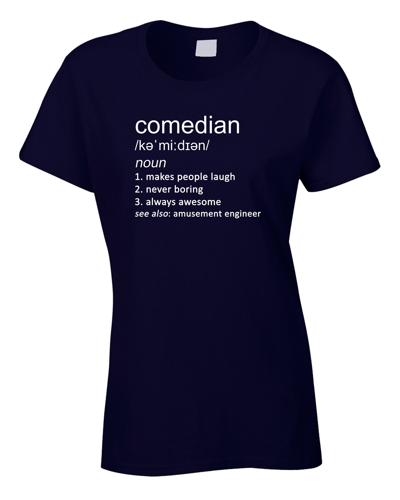 Comedian Women's Funny Dictionary Definition T-Shirt | Etsy