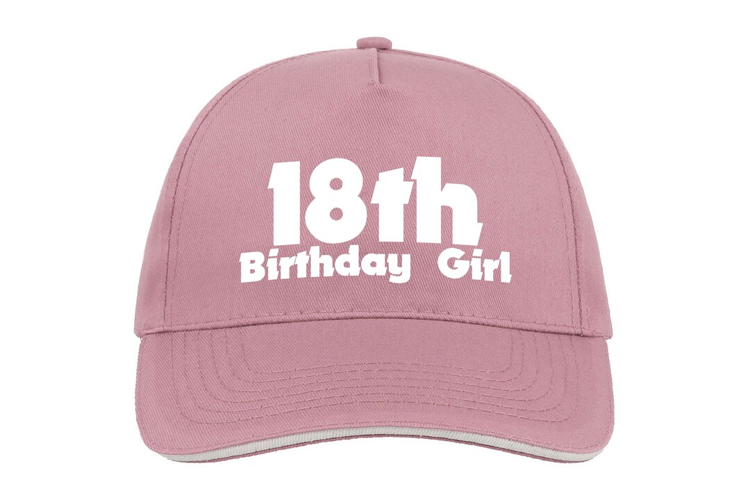 18th Birthday Girl Baseball Hat Cap Birthday Gift Present Birth Year ...