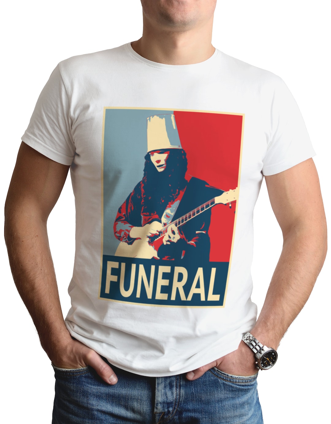 Buckethead Men's T-shirt Guitarist T-shirt Buckethead T Shirt Rock ...