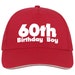 60th Birthday Boy Baseball Hat Cap Birthday Gift Present Birth Year ...