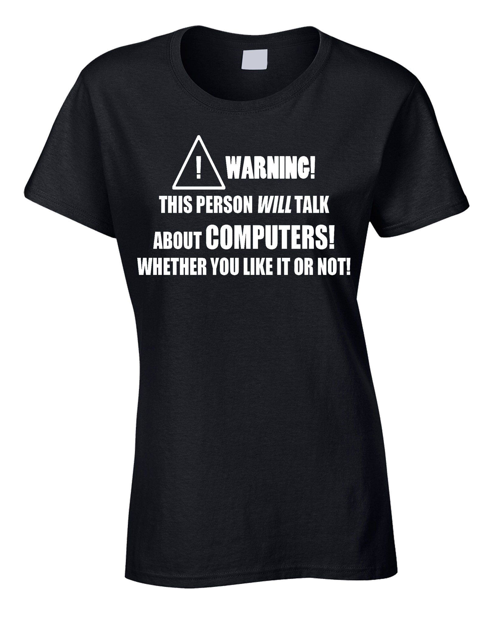 Computers Women's Funny T-shirt Ladies PC Computing IT - Etsy UK