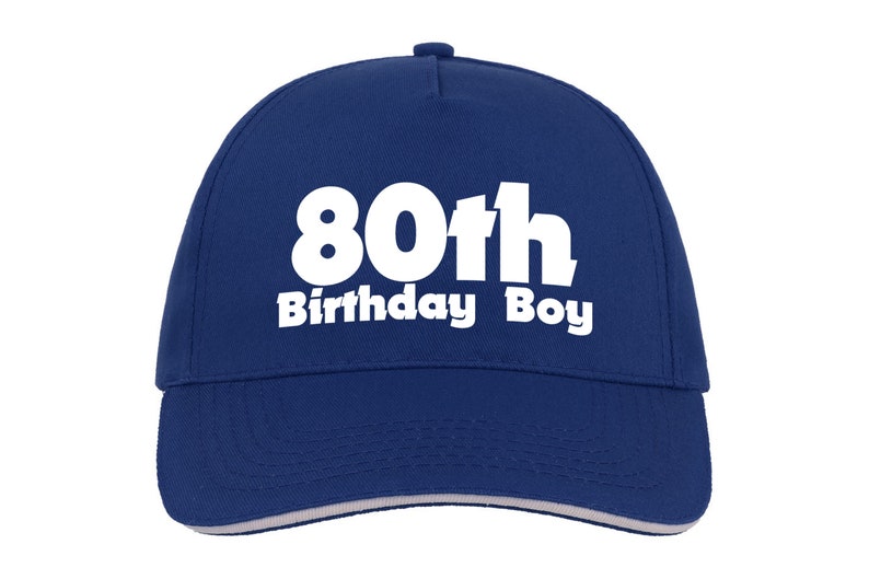 80th Birthday Boy Baseball Hat Cap Birthday Gift Present Birth - Etsy