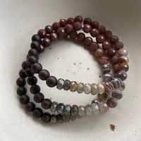 Lady From the Moon: Moonstone & Jasper Elemental Bracelet - Etsy