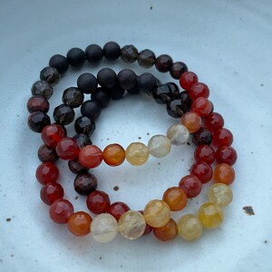 NEW Invincible Goddess Bracelet | Wood, Smoky Quartz, Red Tiger Eye, Carnelian, Agate + Citrine ...