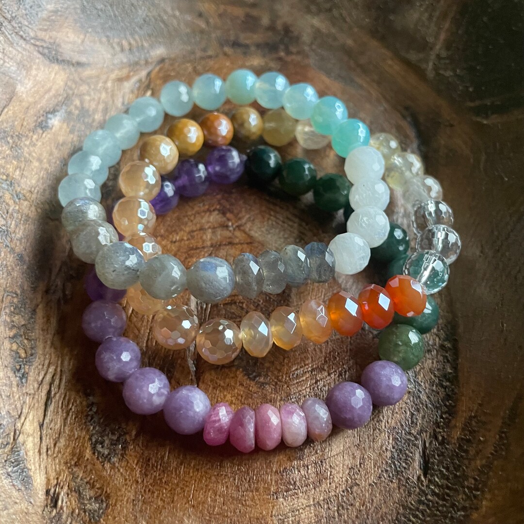 Sprinkle, Shine Grow Bracelet Stack 8 Mm Spiritual Junkies Stackable ...