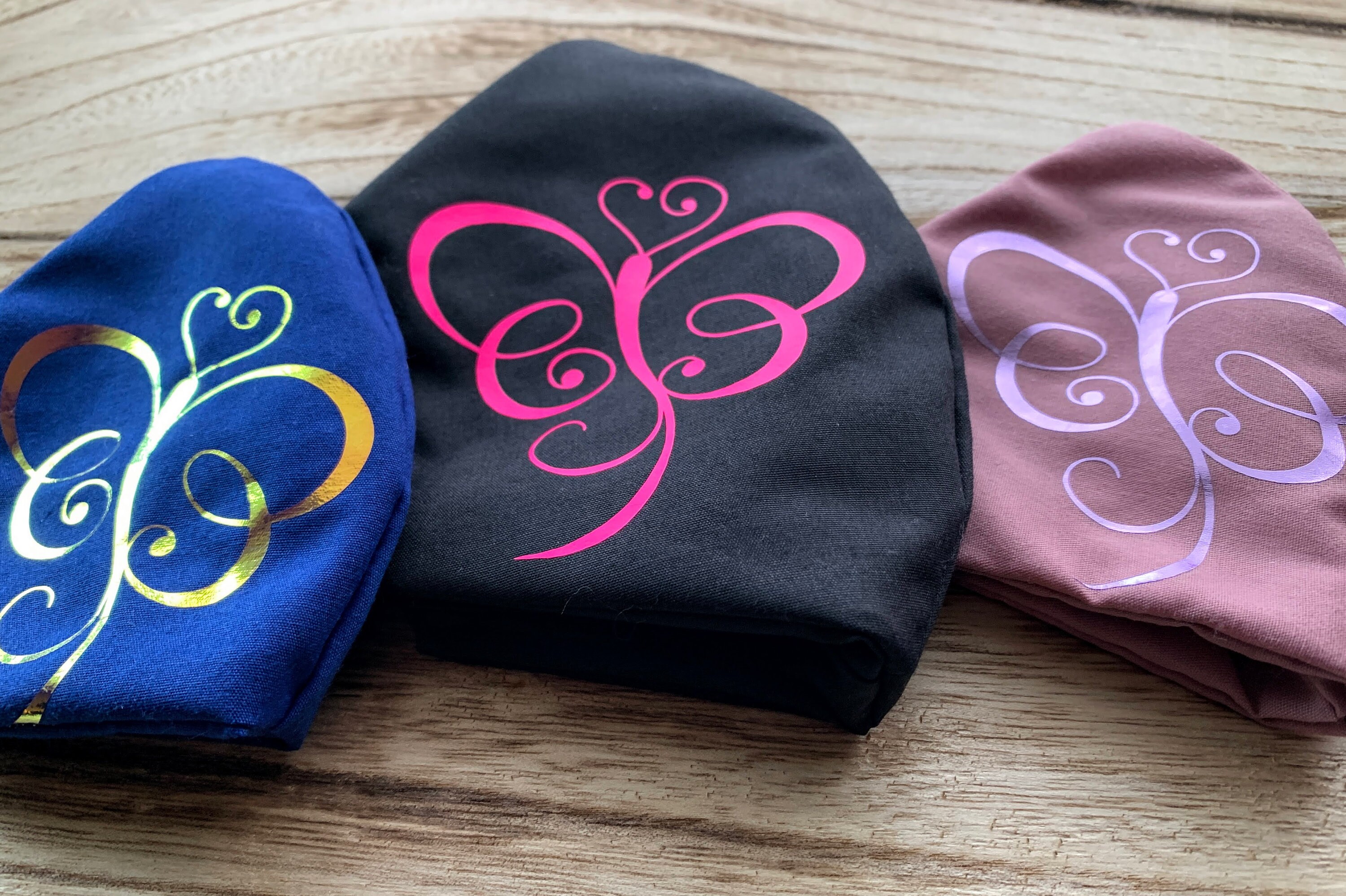 Kids/adult Size Layered Butterfly Decal Face Mask Nose Wire - Etsy