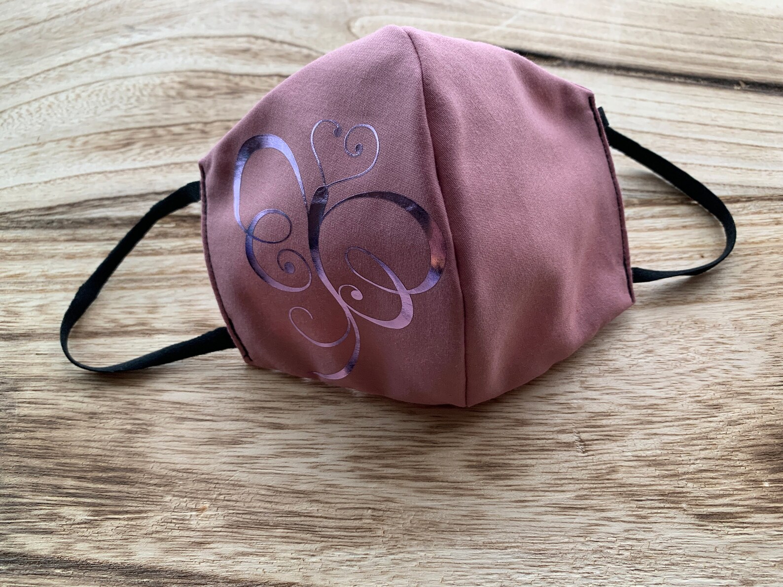 Kids/adult Size Layered Butterfly Decal Face Mask Nose Wire - Etsy