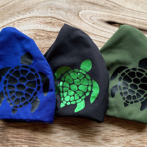 Sea Turtle Face Mask - Etsy