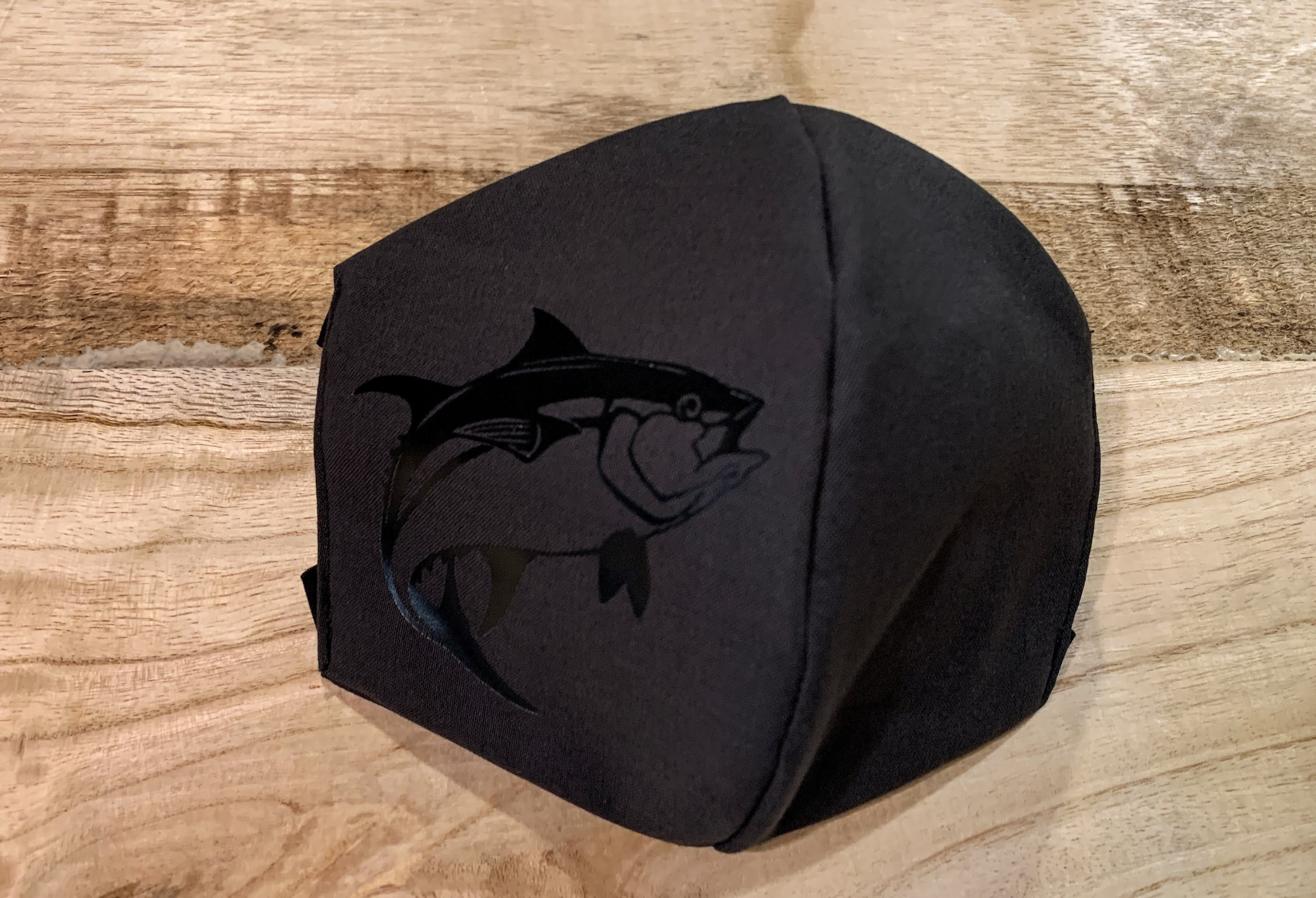 100% Cotton Ahi Tuna Fish Face Mask Dark Gray Solid Nose - Etsy.de