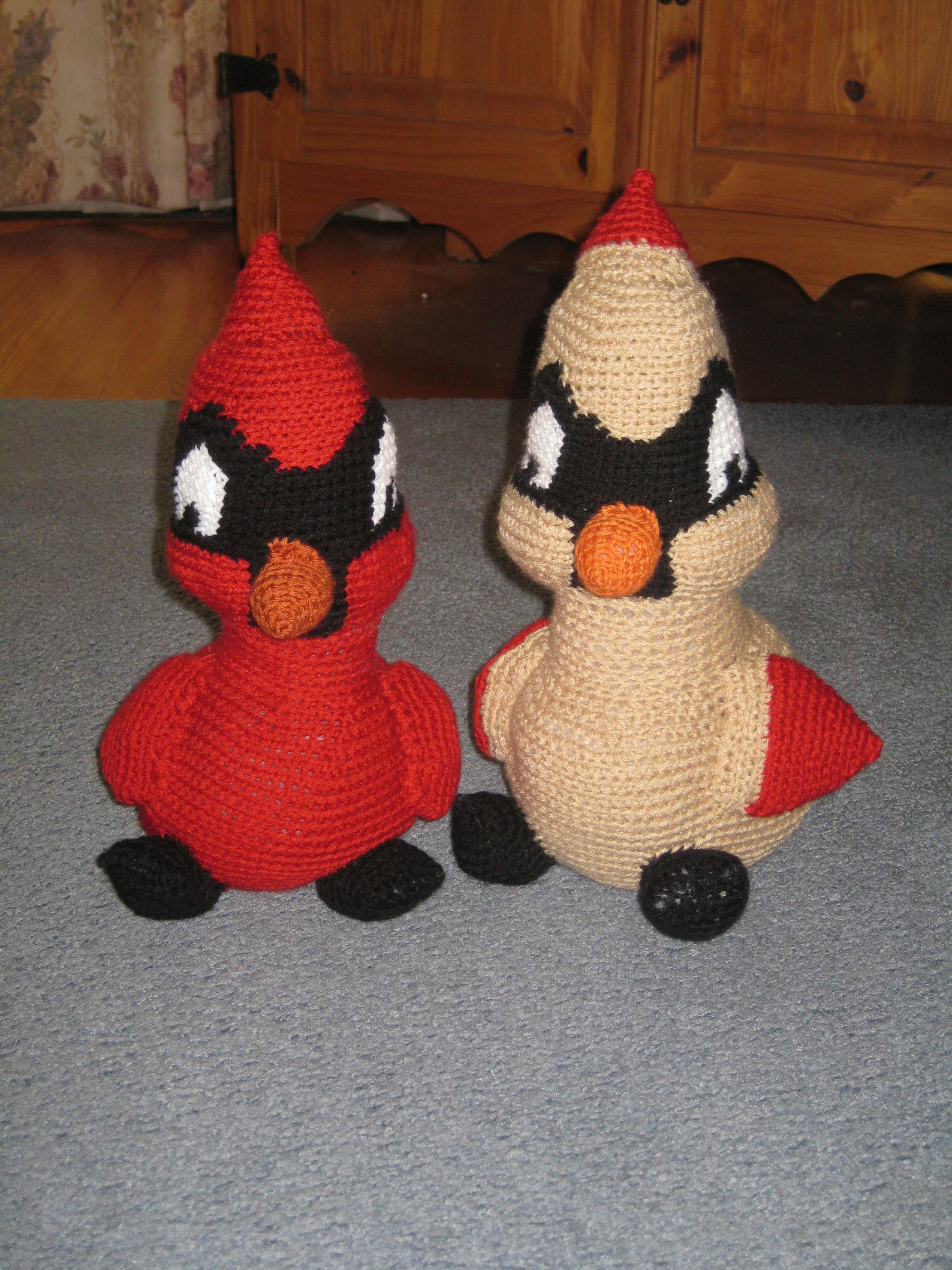 Iris the Cardinal Crochet Pattern - Etsy