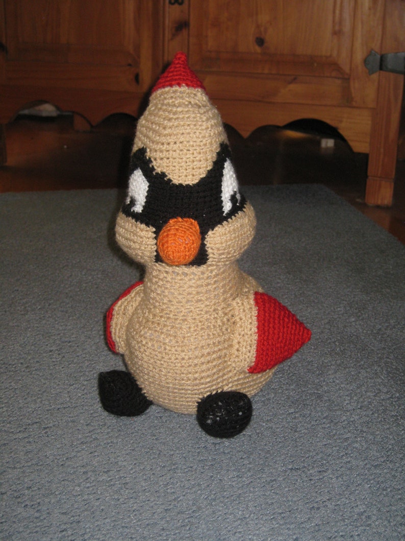 Iris the Cardinal Crochet Pattern - Etsy