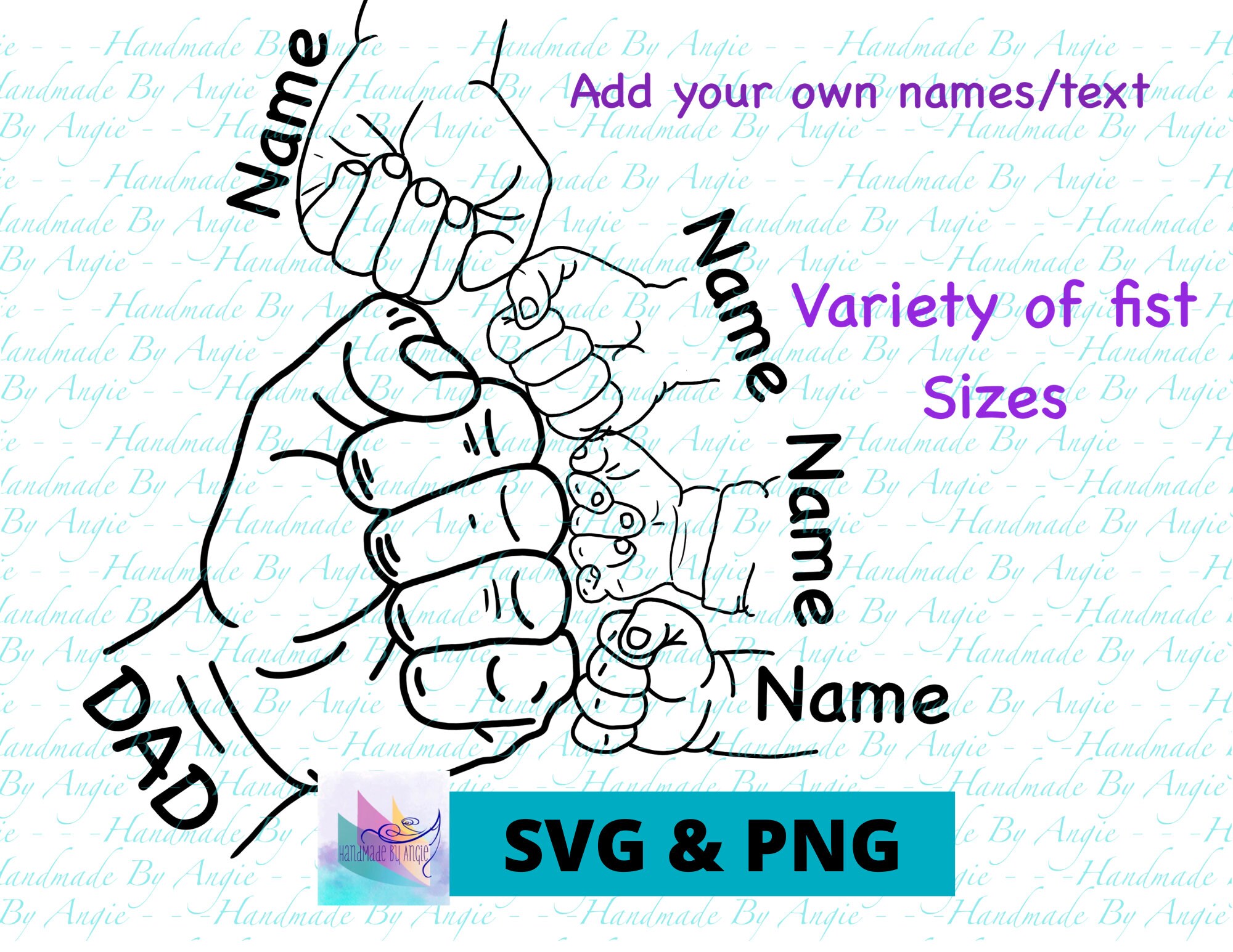 Father's Day Fist Bump Set Baby Toddler Kid Dad Fist Bump - Etsy