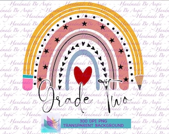 Back to School Rainbow Pencil Design Png Digital Download - Etsy
